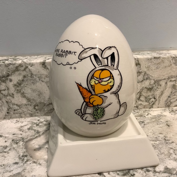 Garfield | Art | Vintage United Feature Syndicate Garfield Ceramic ...